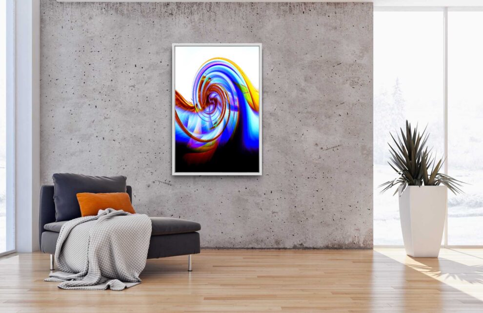 A Whisk of a Colour | Multi Coloured Abstract | Download Artwork