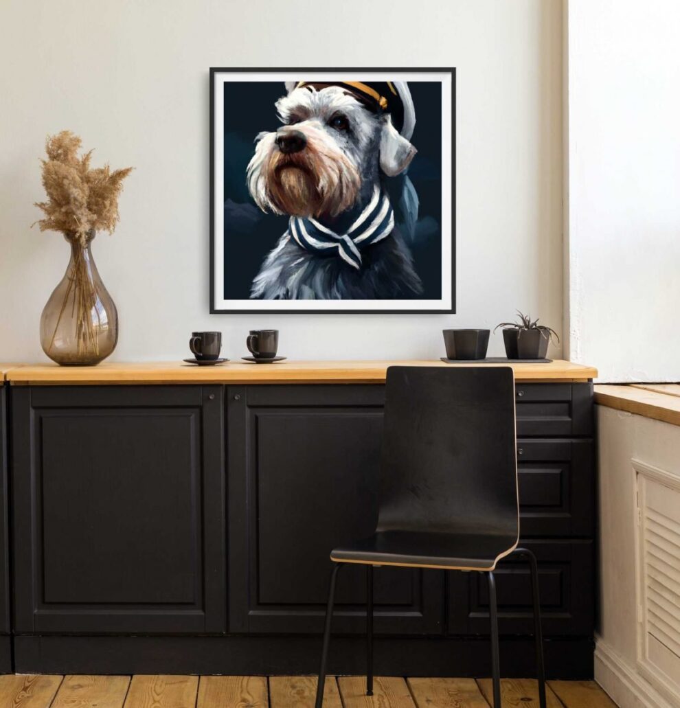 Sea Dog Print | Printable Art | Download Artwork